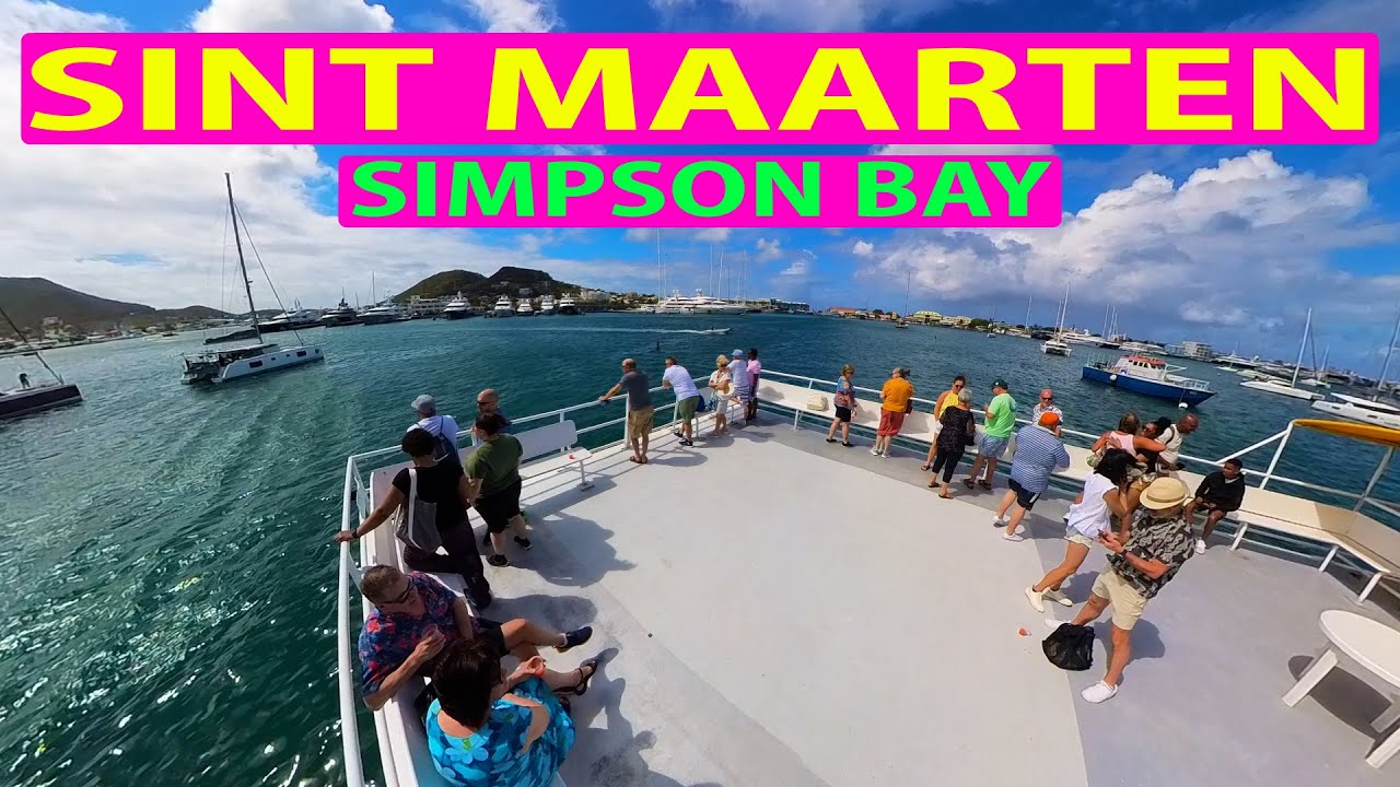 Cruising Through Simpson Bay In St. Maarten - YouTube