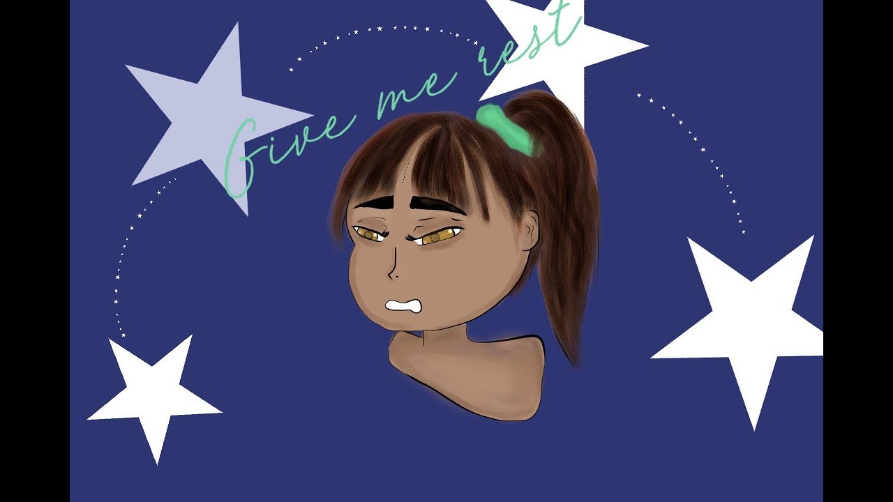 |Give Me Rest| Original song + speedpaint [soothing, relaxing] - YouTube