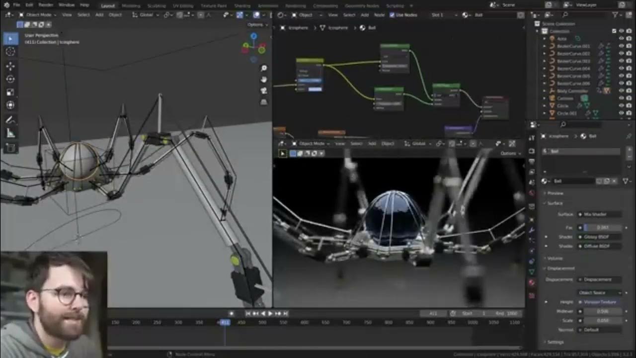 SPIDER polyfjord Based 3D Animation Tutorial - YouTube