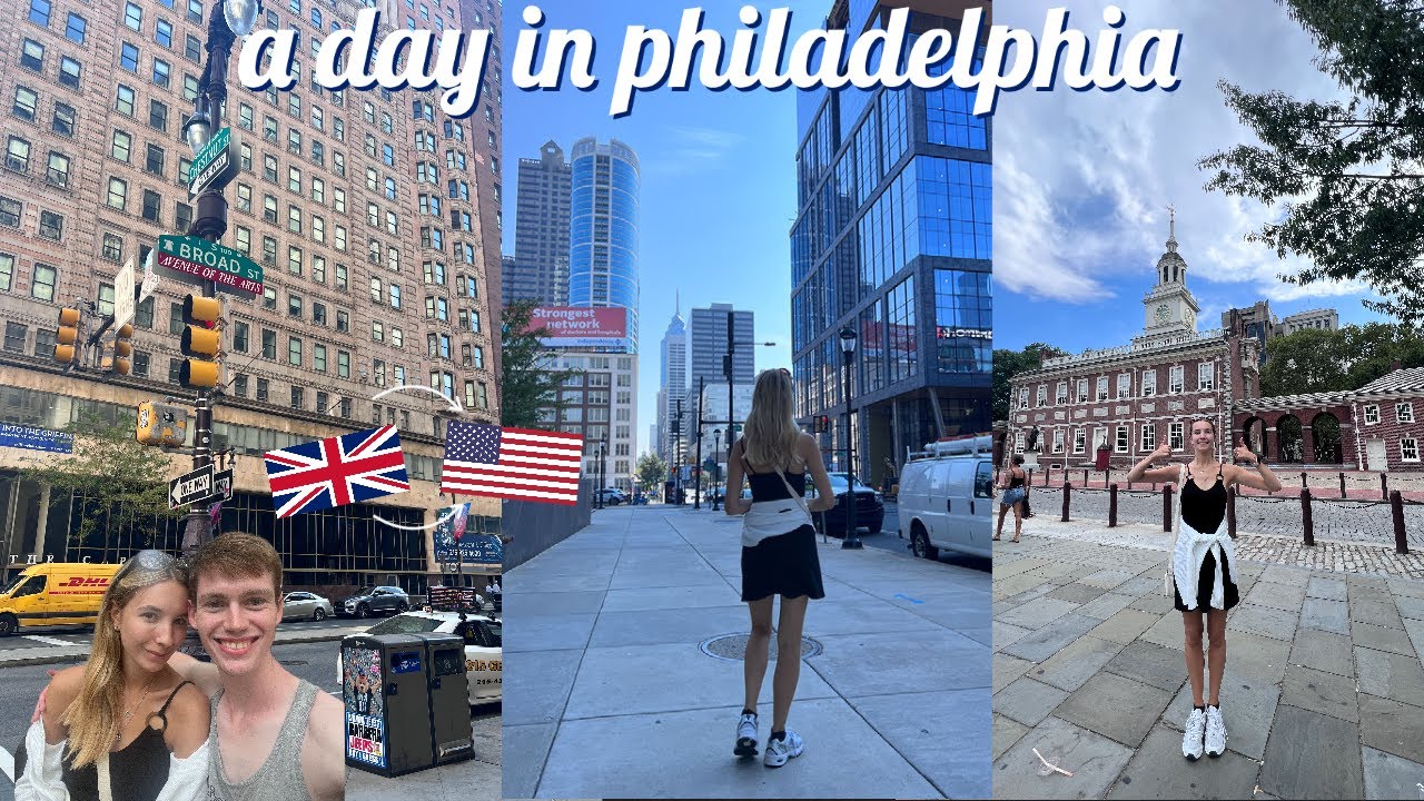British girl Visiting Philadelphia for the 1st time! 🇺🇸 - YouTube