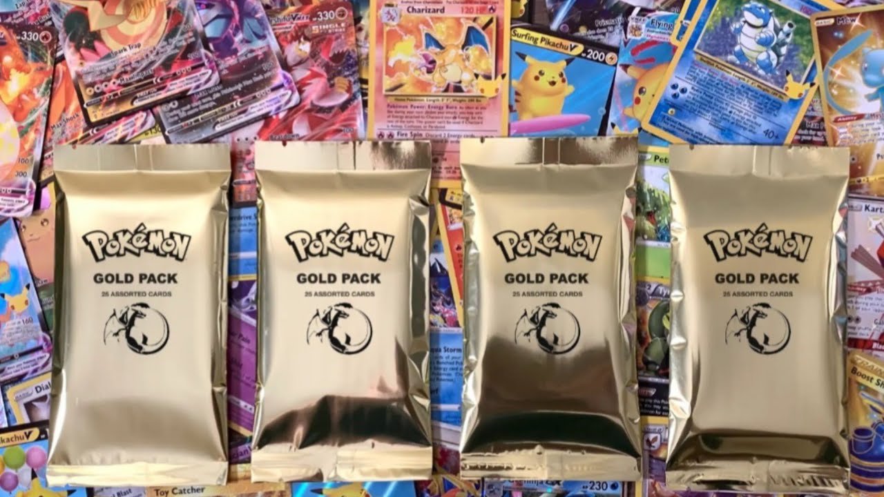 Apertura [Umboxing] Pokémon Gold Pack. - YouTube