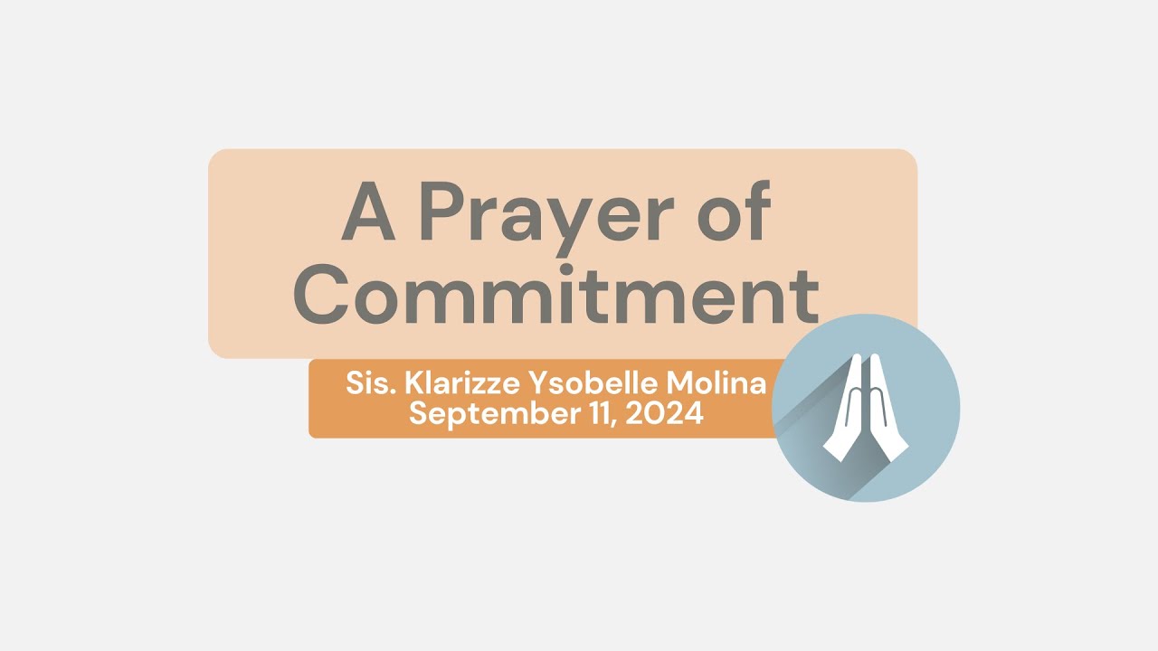 A Prayer of Commitment (Matthew 5:13-16) - YouTube