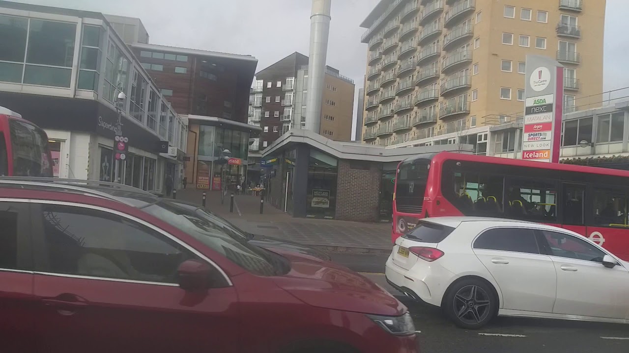 Onboard DE1000. Feltham Assembly Hall - Chertsey Road. - YouTube