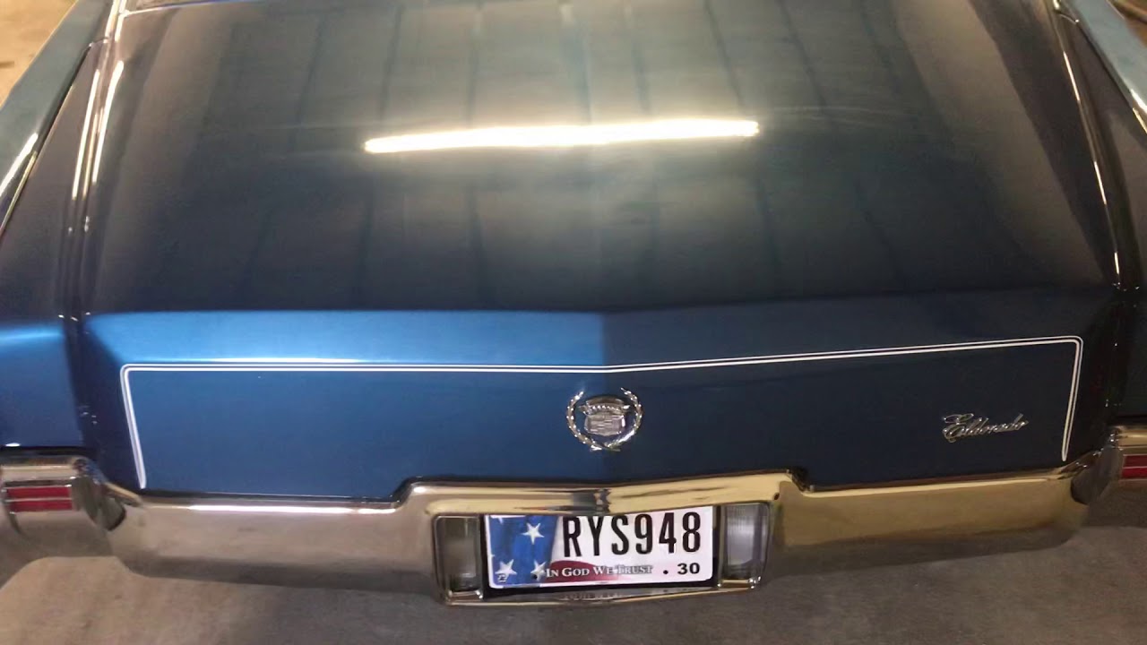 1972 Cadillac Eldorado Low Miles 1 repaint CarZip - YouTube