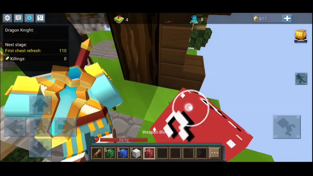 INSANE MODE in Lucky Block Skywars!! 😨 (Blockman GO Blocky Mods) - YouTube