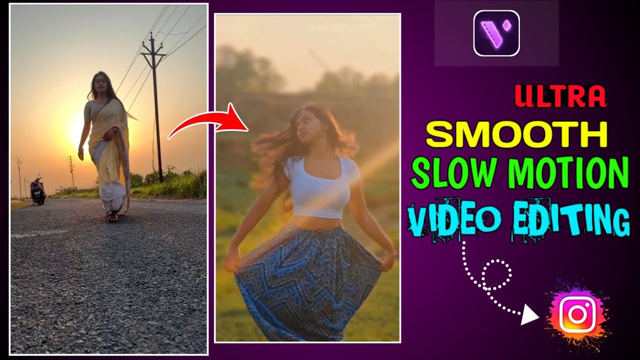 ultra smooth slow motion reels video editing | smooth slow motion video ...