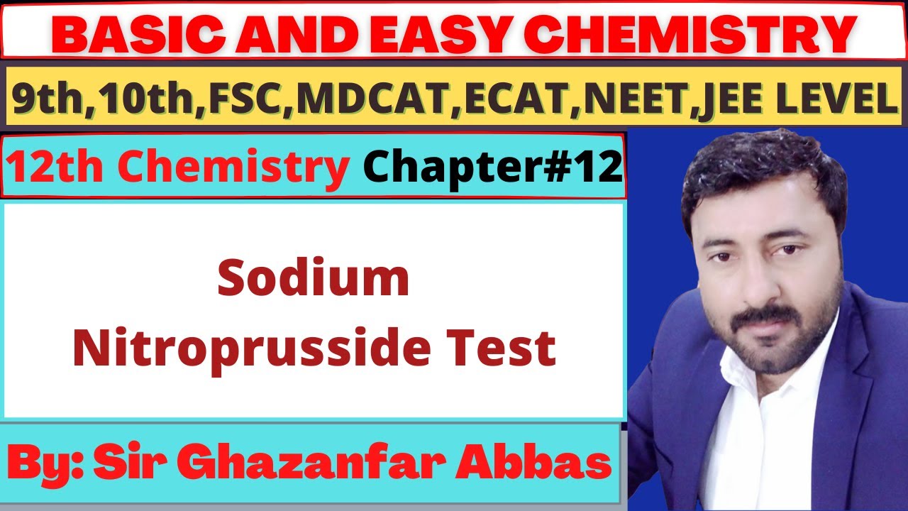 Sodium nitroprusside test - YouTube