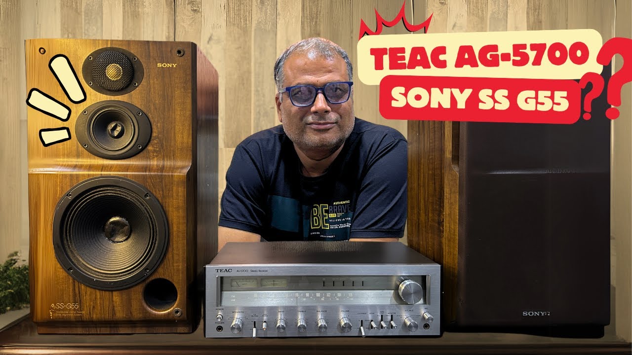 Vintage TEAC AG-5700 Amplifier + Sony SS-G55 Speakers | Audiophile ...