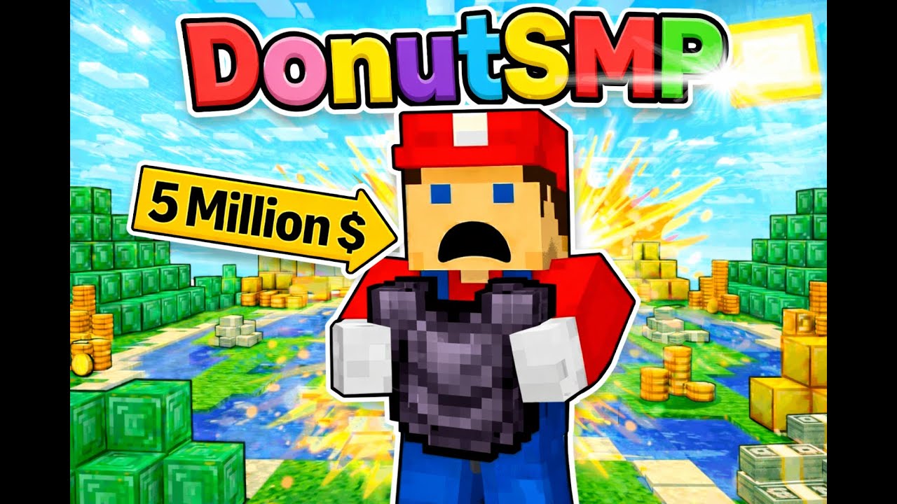 🔴 Live Donut SMP Base Rating | Netherite Giveaway 🔴 (Portrait) - YouTube