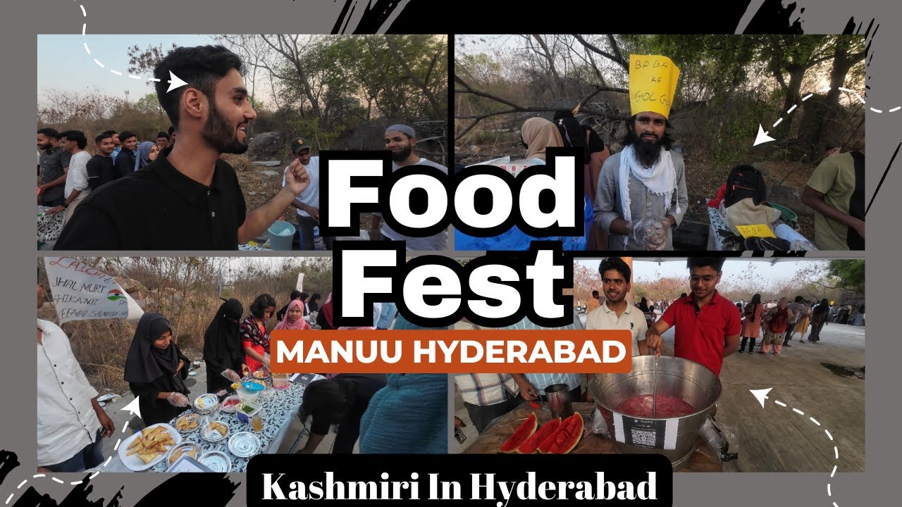 Manuu Food fest || Jashn e baharan|| Kashmiri in Hyderabad #hyderabad # ...