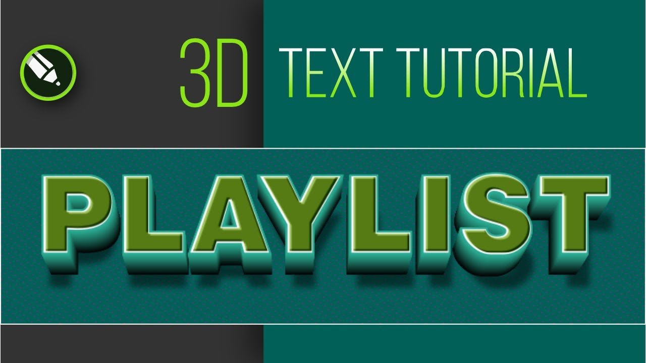 3D Text In Coreldraw YouTube 3D Text In Coreldraw YouTube