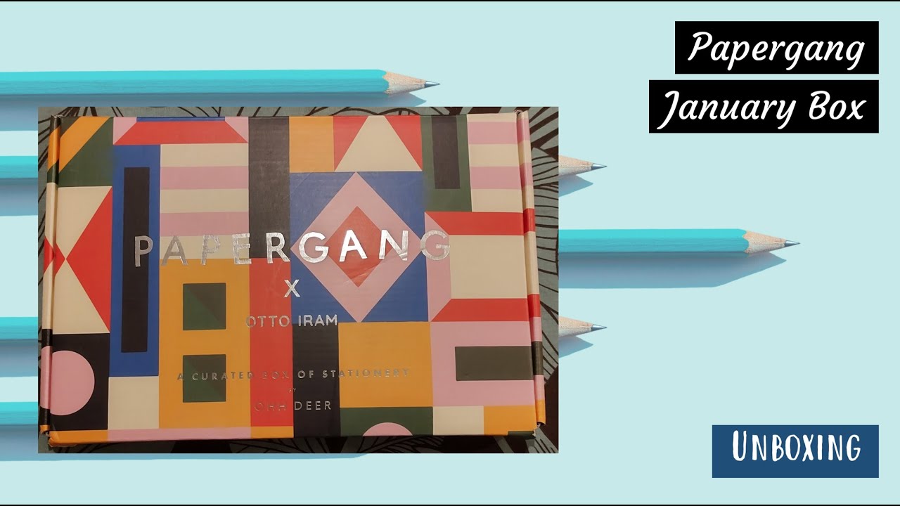 Papergang January Box - YouTube