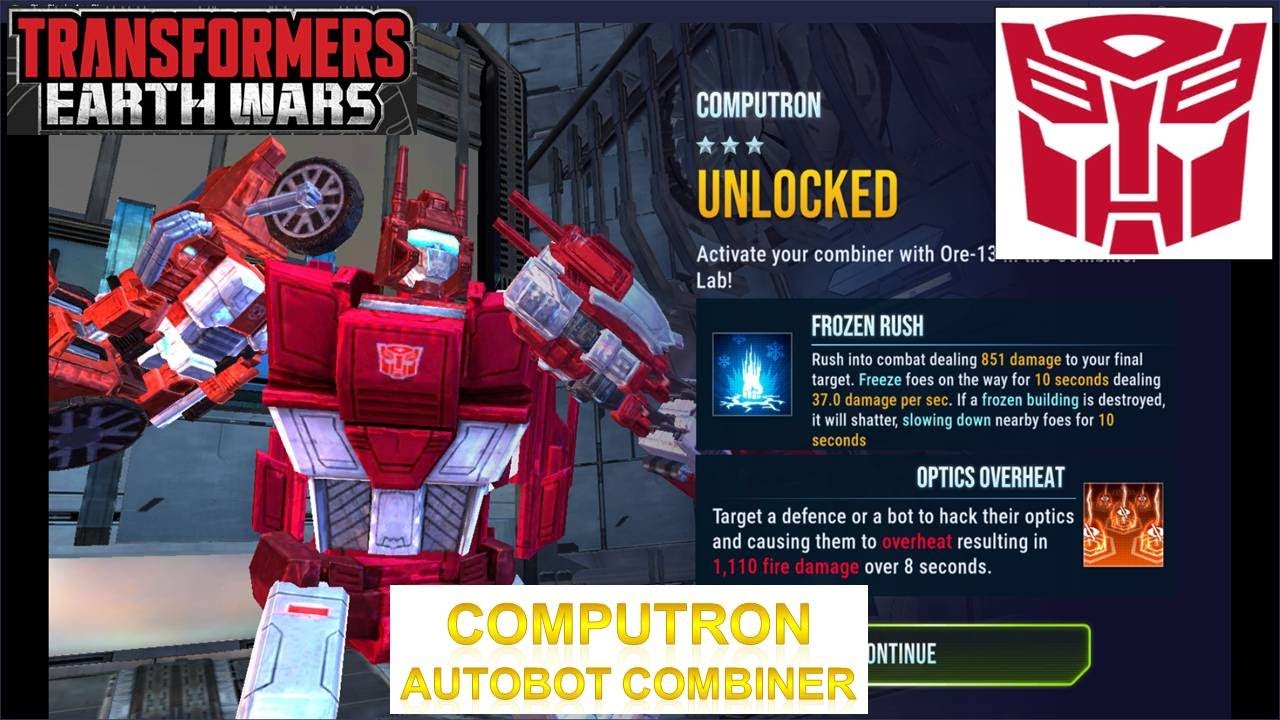 Transformers: Earth Wars - Unlock Autobot COMBINER COMPUTRON and ...