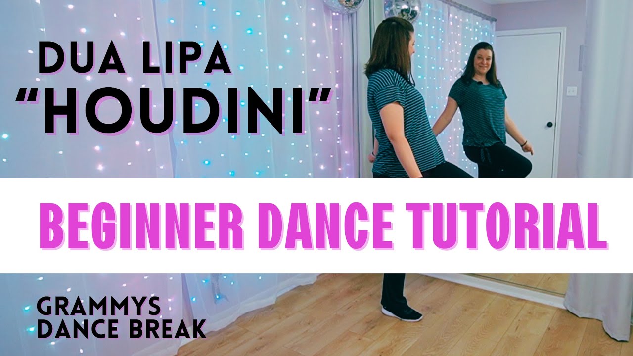 "HOUDINI" Dance Break (GRAMMYs) 💃 Dua Lipa 💃 BEGINNER DANCE TUTORIAL 💃 Step-by-Step Choreography ...