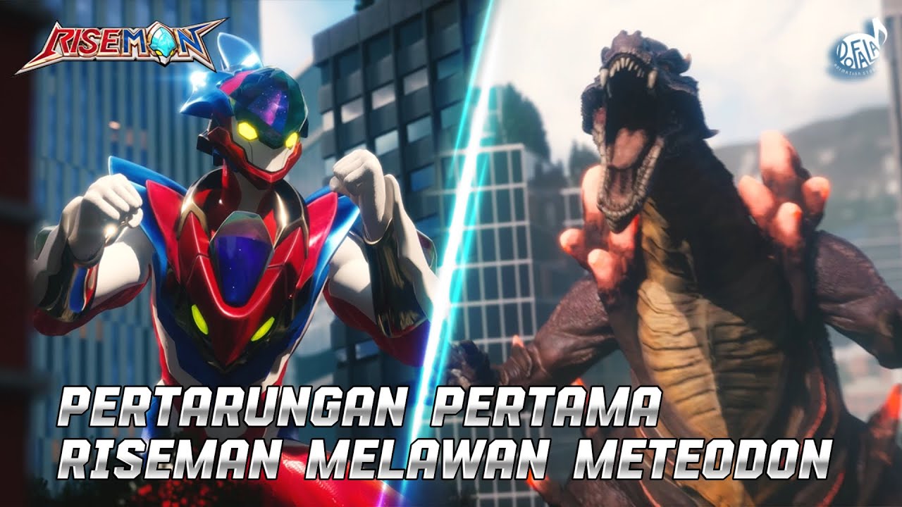 Pertarungan Riseman Melawan Meteodon | Riseman Normal Form Transformation & Fight clip - YouTube