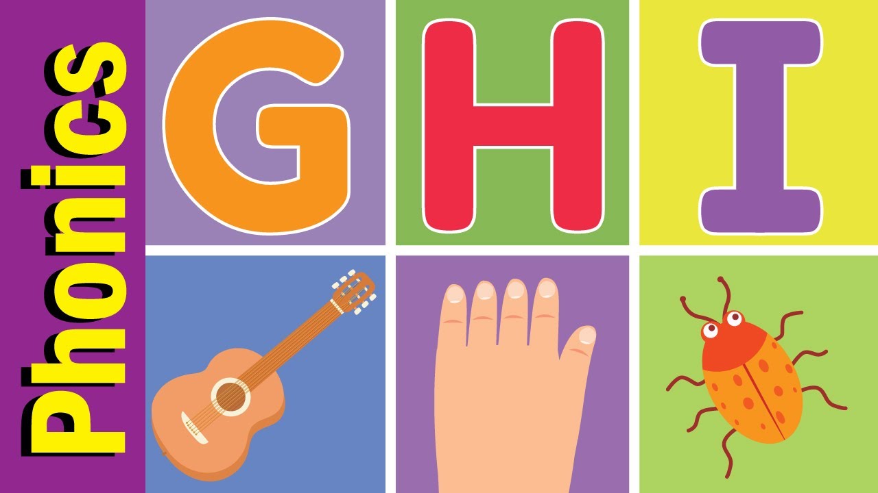 G H I Phonics Chant for Kindergarten | English Pronunciation for ...