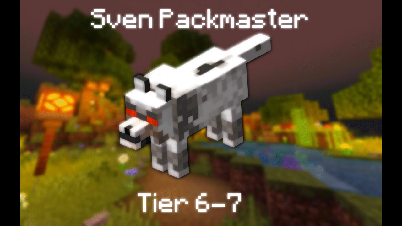 Getting to Sven Packmaster 6-7 Hypixel Skyblock (contraband very ...