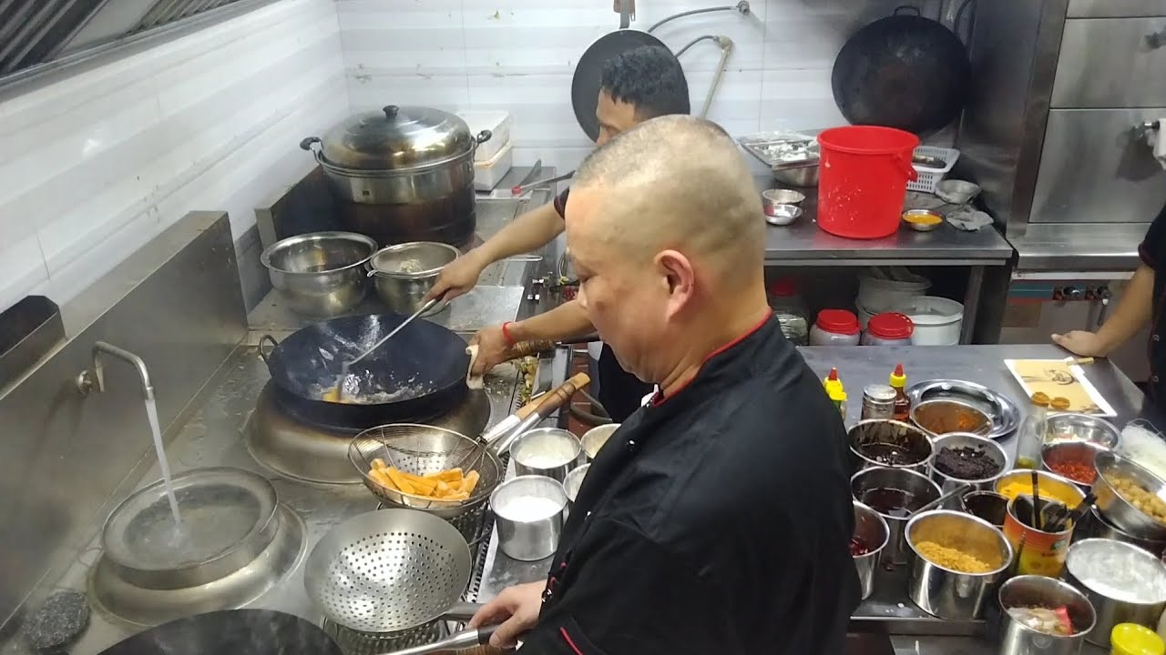 Nonstop!! Cooking Busy work skill Siviral Chinese food - YouTube