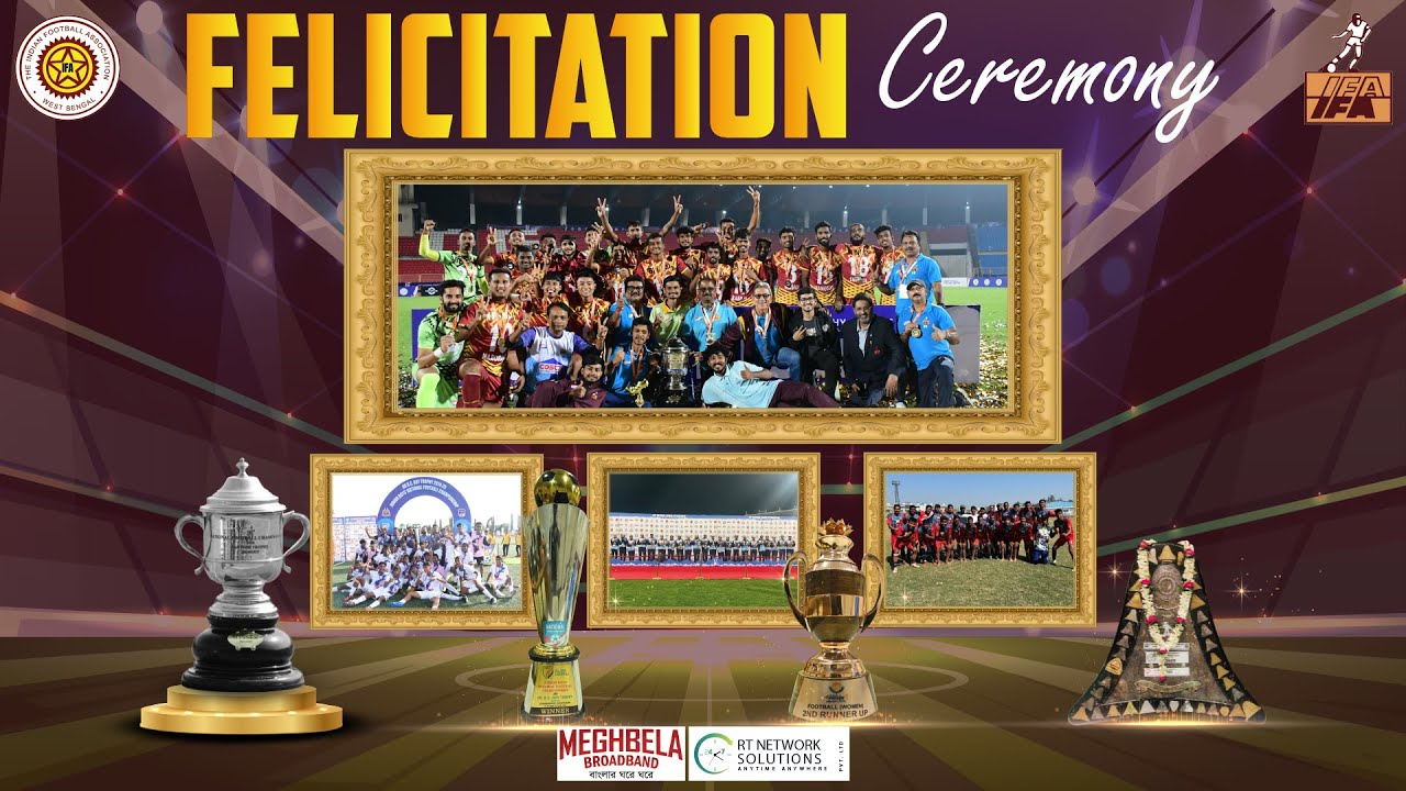 Felicitation Ceremony for Santosh Trophy, Dr. B.C Roy Trophy, National ...
