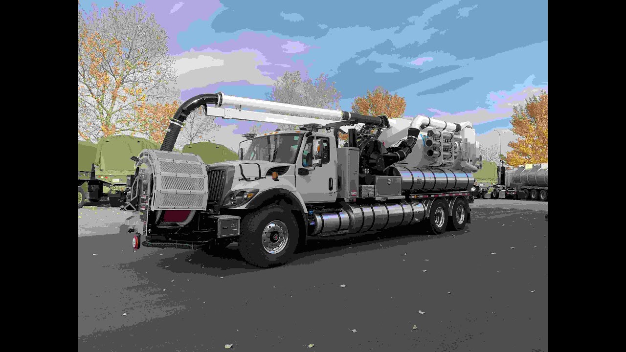 2023 International HV507 SFA (set-forward) 6x4 with Vactor 2100i Sewer ...