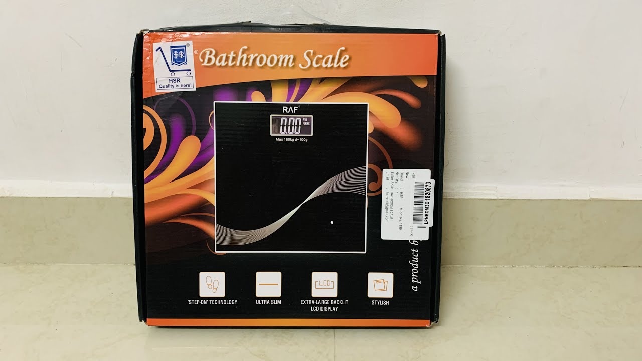 RAF Digital weighting machine / vajan kata - YouTube