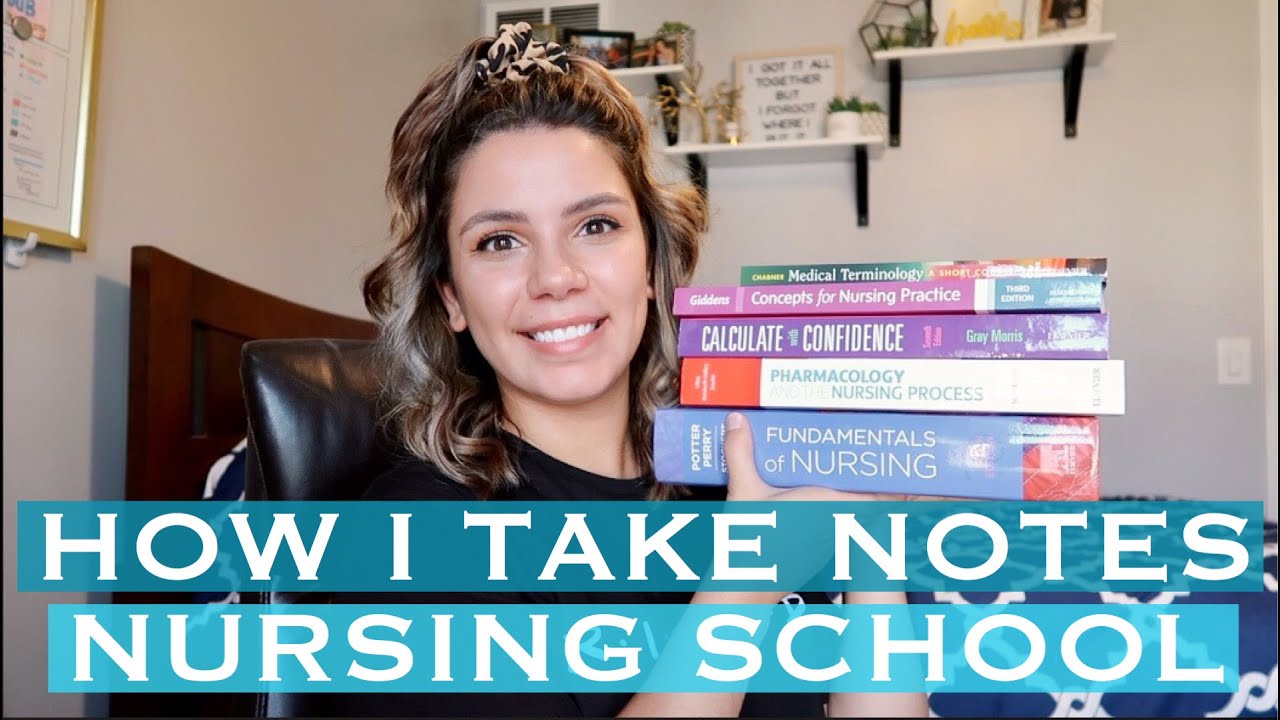 HOW I TAKE MY NOTES | NURSING SCHOOL - YouTube