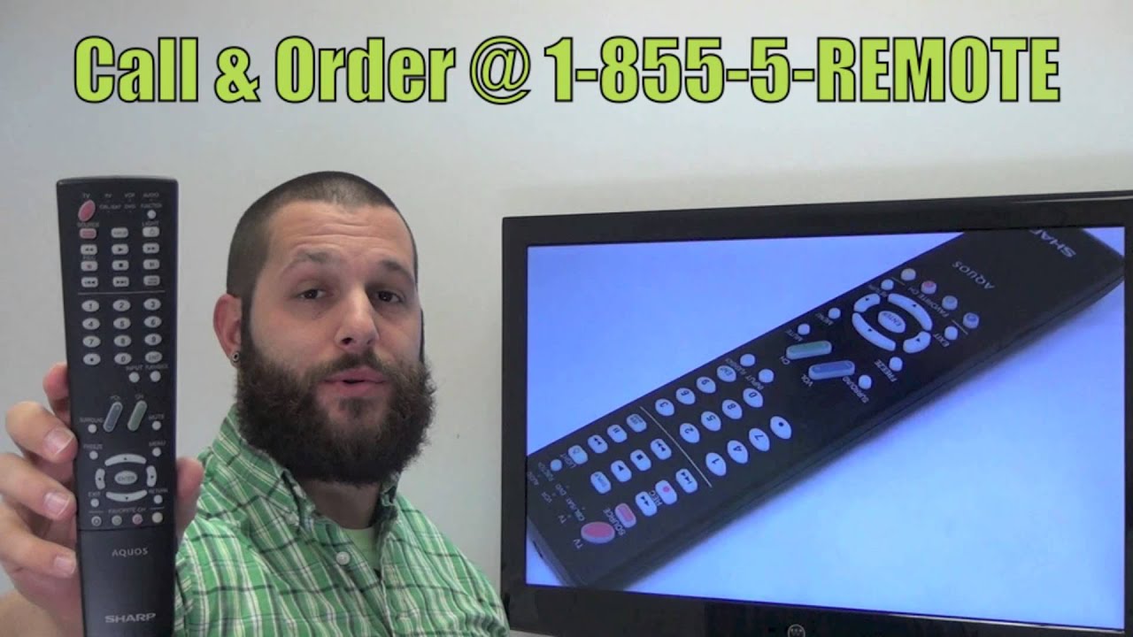 SHARP GA535WJSA Remote Control PN: RRMCGA535WJSA - www ...