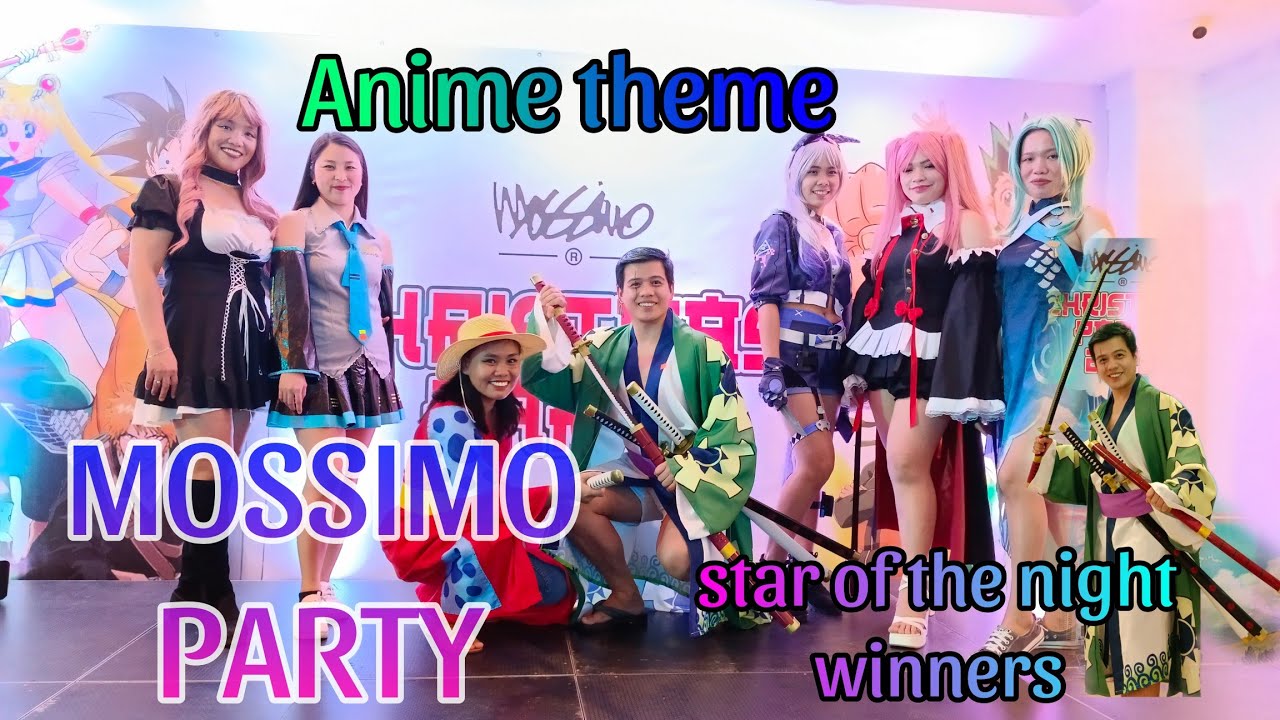 MOSSIMO PARTY 2023. ANIME THEME #mossimo #party #anime #buffet #zoro # ...
