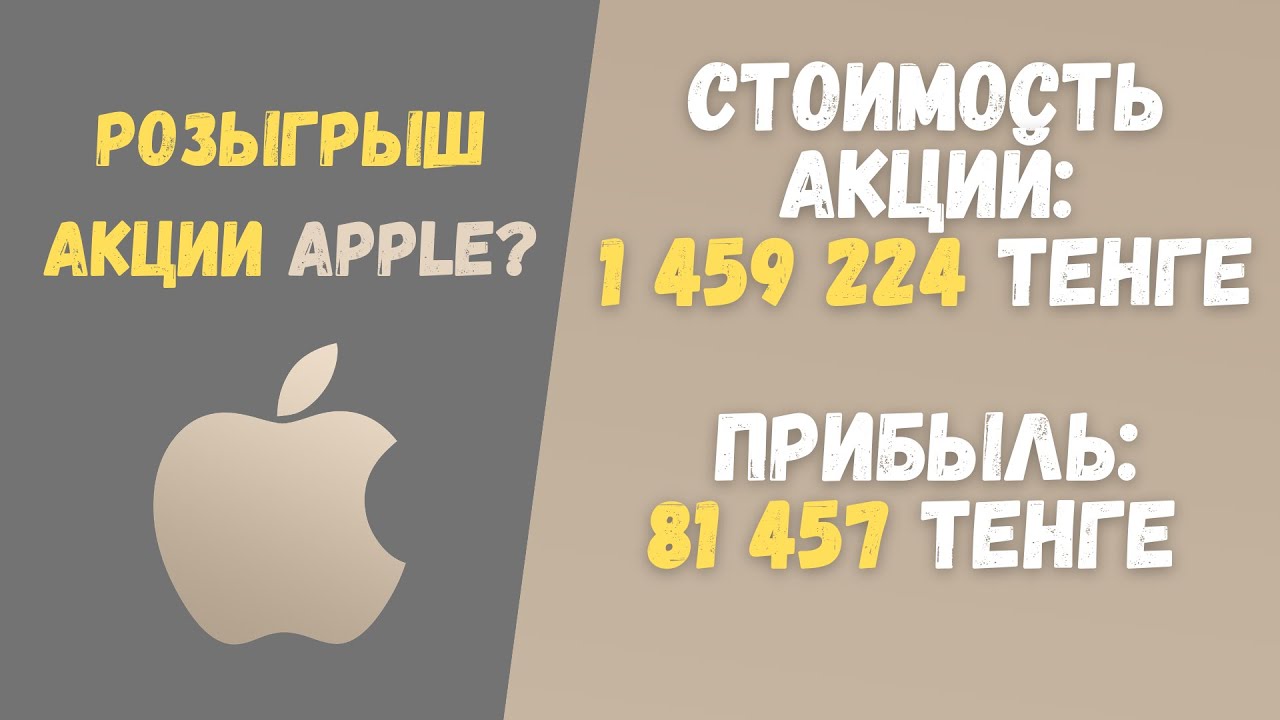 РОЗЫГРЫШ АКЦИИ Apple Инвестиции в Акции во Freedom24 Youtube