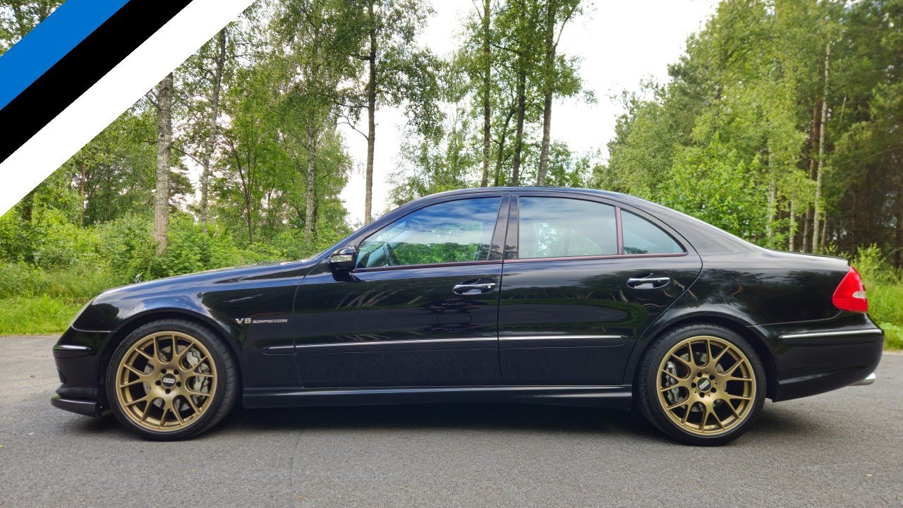 Mercedes-Benz E55 AMG 2003 (156 000km) 🇪🇪 - YouTube