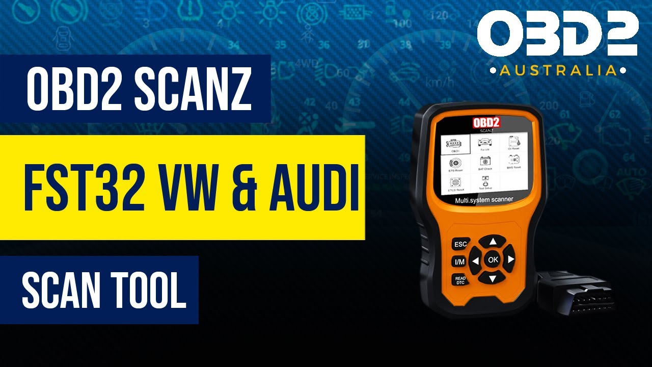 VW & Audi OBD2 Scan Tool OBD2 Scanz FST32 Scanner - YouTube