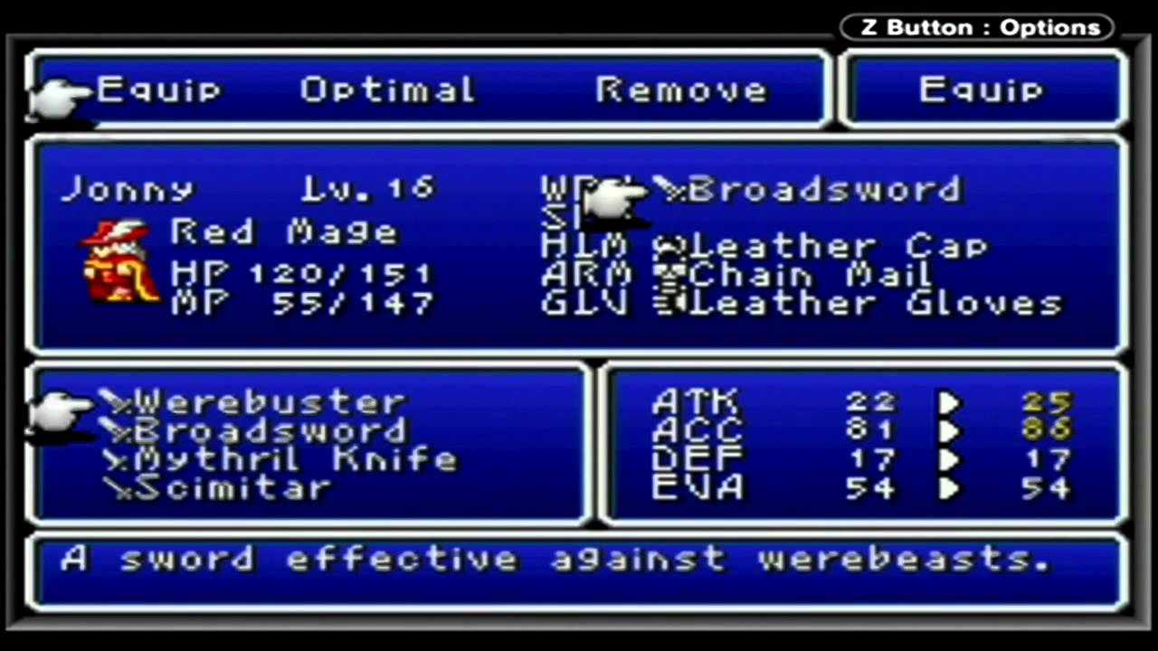 Let's Play Final Fantasy 1 (Dawn of Souls) Walkthrough Part 5 (Mystic ...