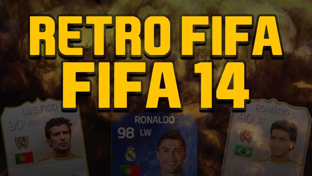 RETRO FIFA! FIFA 14! AWESOME LEGEND SQUAD FT ROMARIO!!! - YouTube