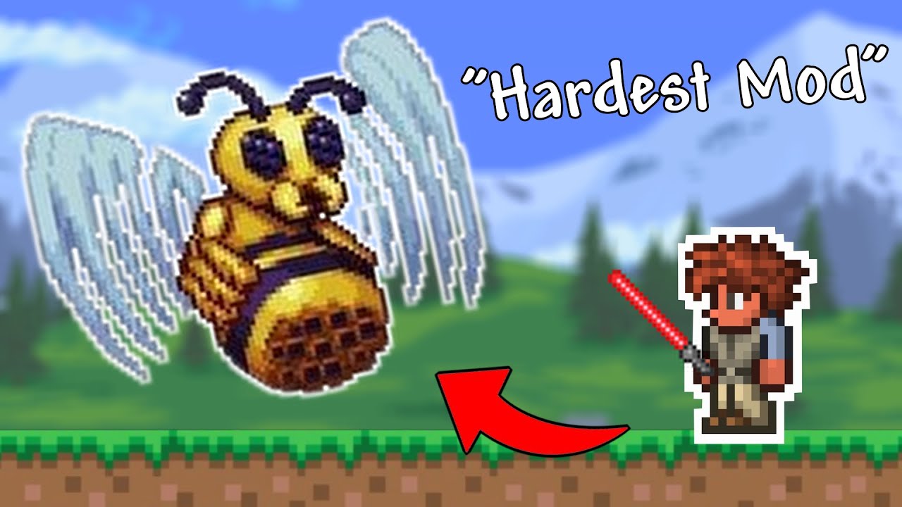 Queen Bee PAIN - Terraria Eternity #5 - YouTube