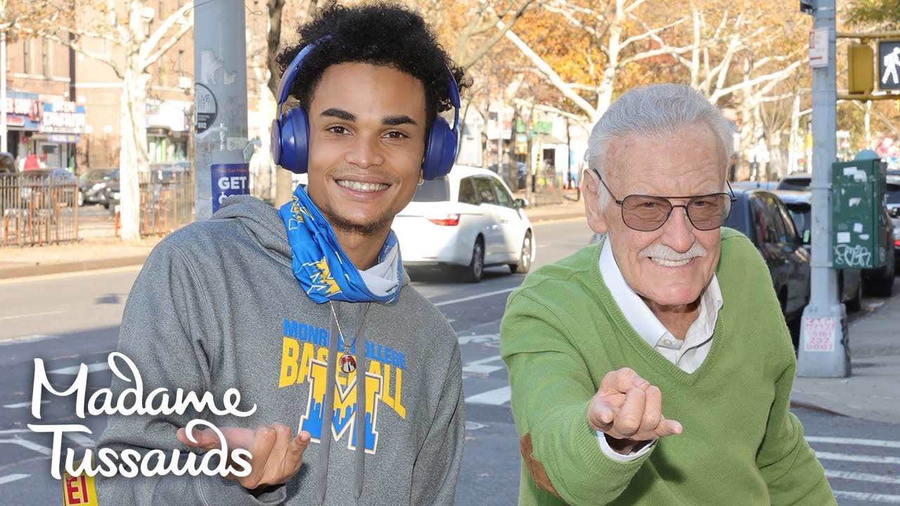 Stan Lee's Wax Figure Surprises Fans on the Streets of NYC | Wax Figure ...