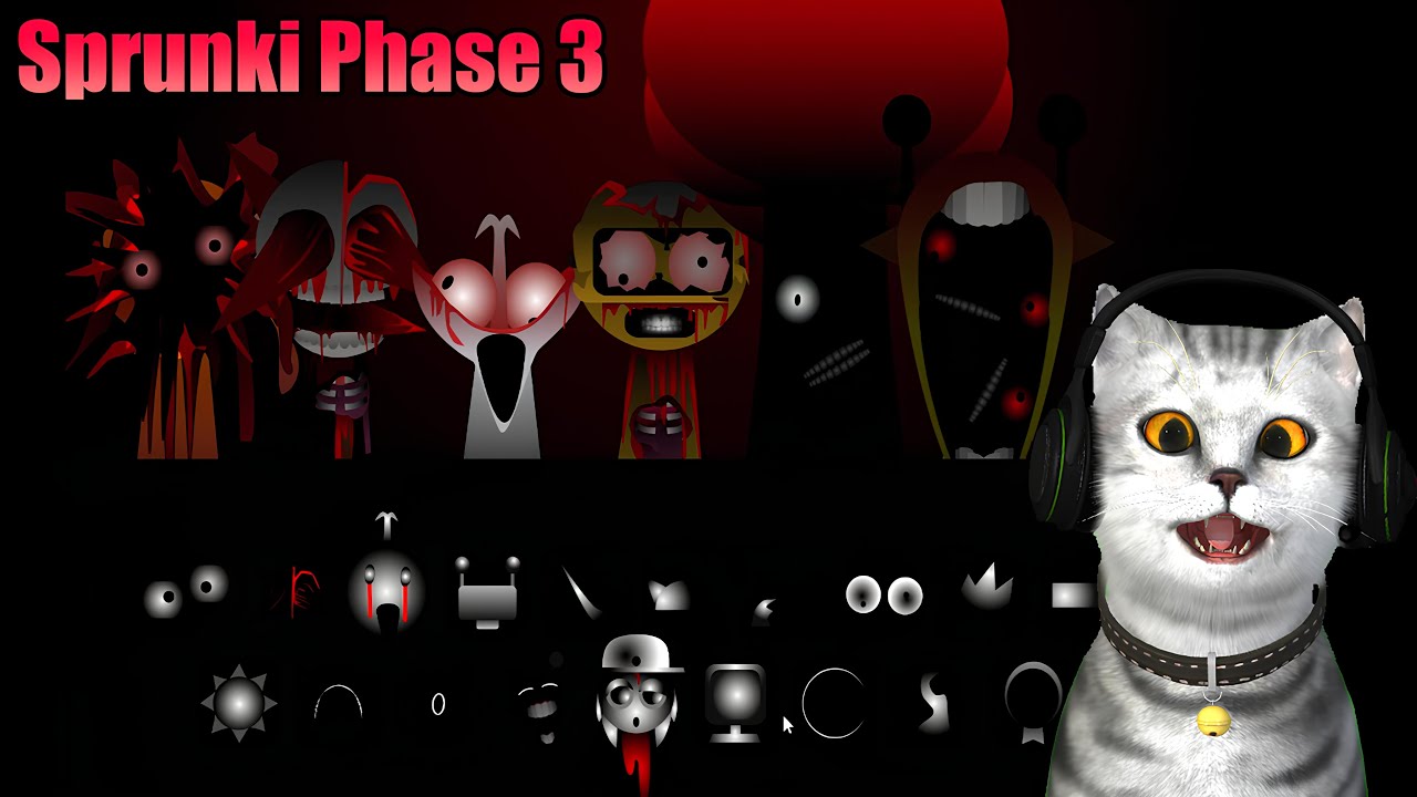 SPRUNKI PHASE 3 SEMAKIN SERAM DAN MENGERIKAN!! - Sprunki - YouTube