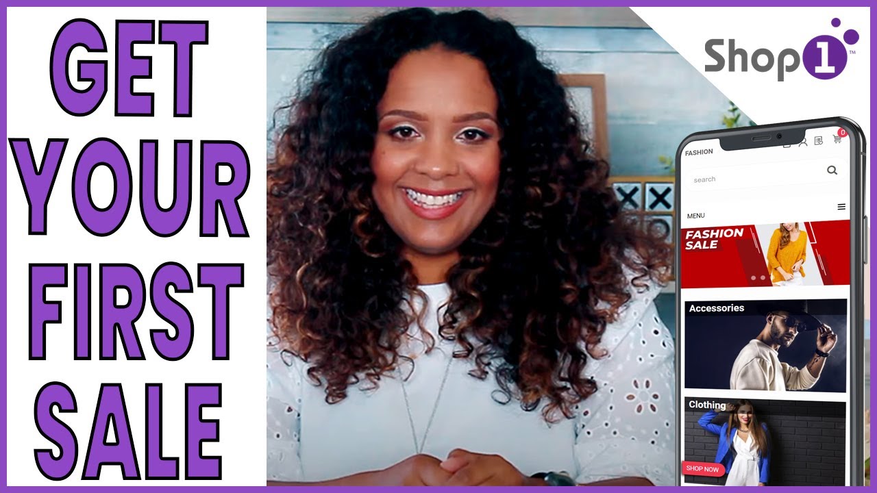 How to get your first dropshipping sale? | Shop1 - YouTube