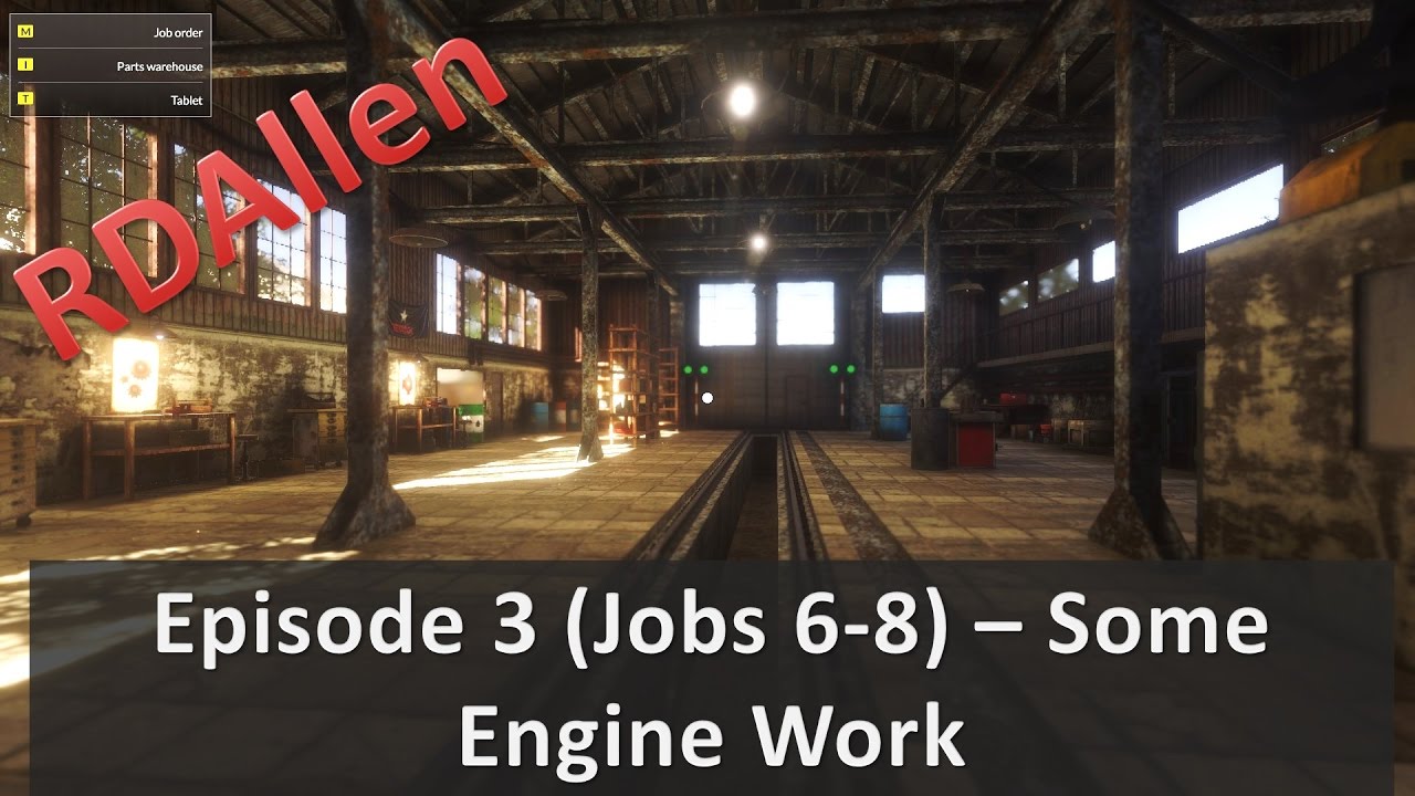 Train Mechanic Simulator 2017 (Jobs 6-8) - Engine Work - YouTube