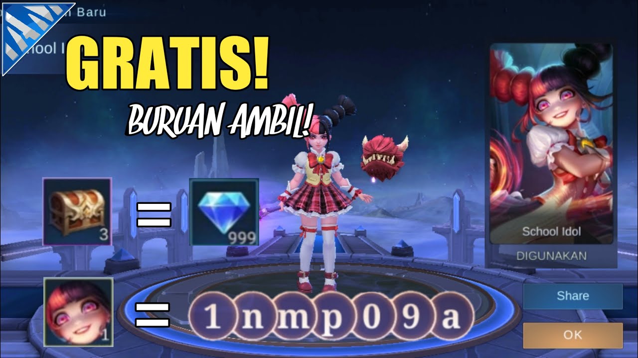 MLBB | Lylia | School Idol | Event 515 2021 - YouTube