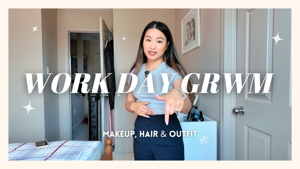 GRWM for a work day ☁️ healthcare girlie in tech - YouTube
