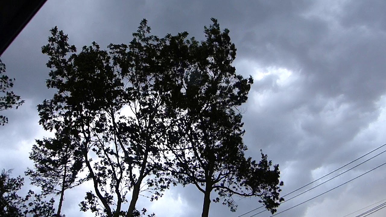 Gust front from Severe Thunderstorm - YouTube