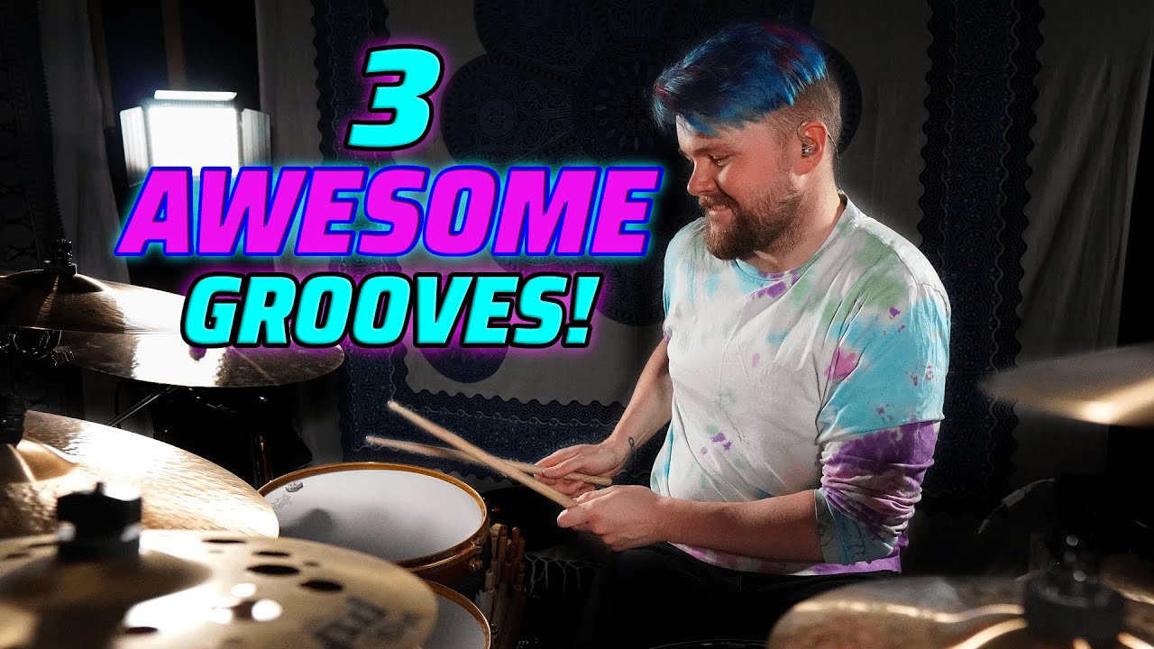DRUM LESSON - 3 Grooves For Sounding Good! - YouTube