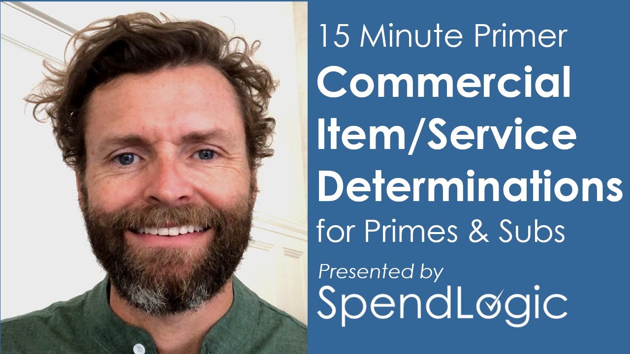Commercial Item Determinations and Assertions - YouTube