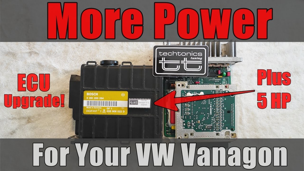 Techtonics Chip Install for Digifant T3 Vanagon and lazy alternator fix ...