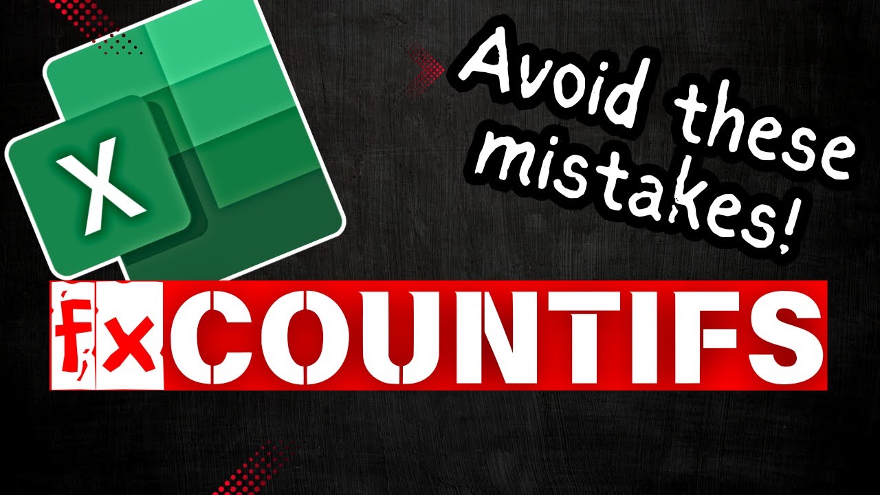 Solving Excel Count Problems With Countifs Formula In Excel Ms Excel 5356