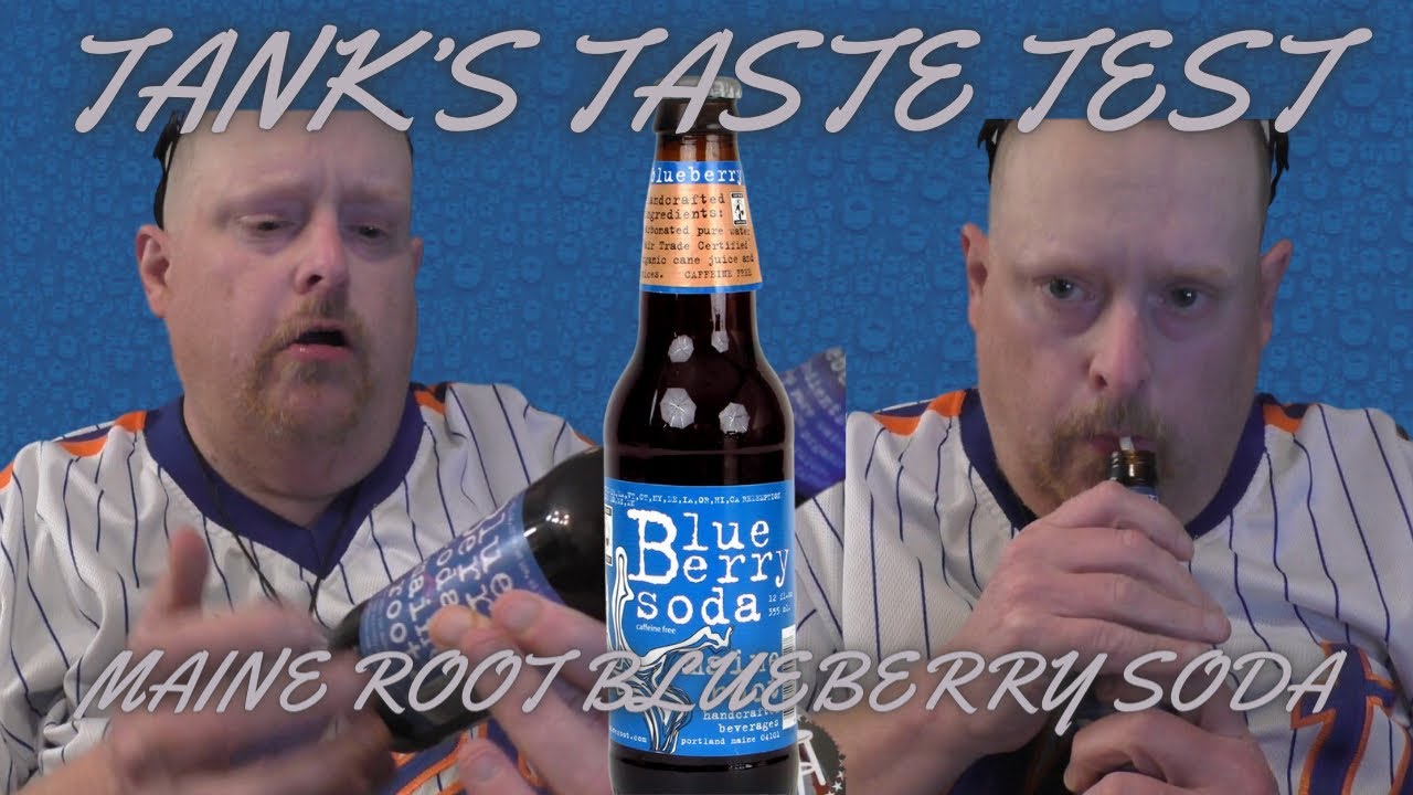 Tank's Taste Test Maine Root Blueberry Soda - YouTube