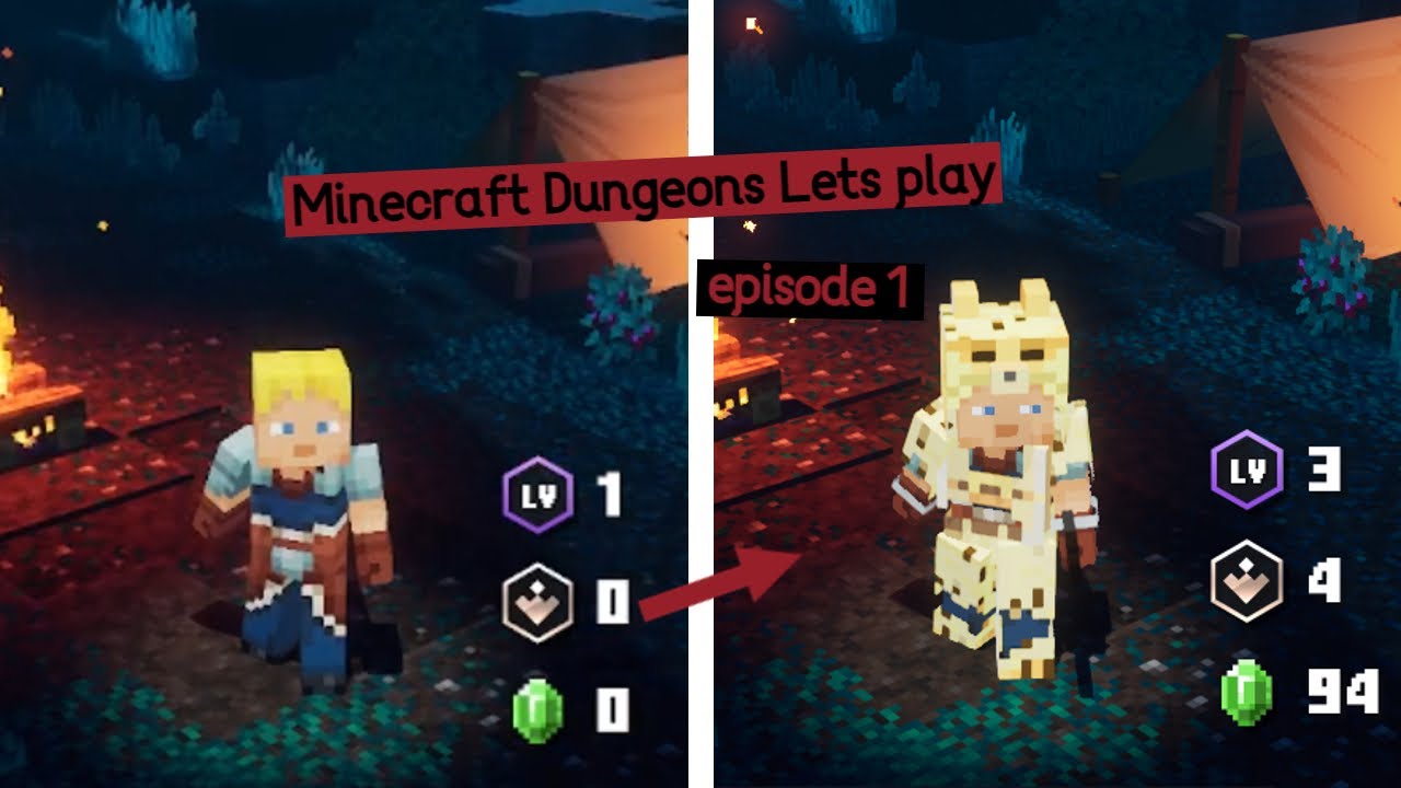 Minecraft Dungeons let's play episode 1 - YouTube