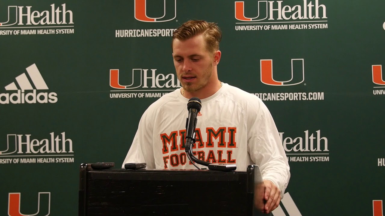 Braxton Berrios | Post Game Presser vs. Pitt | 11.24.17 - YouTube
