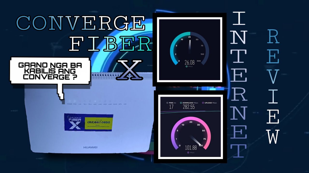 CONVERGE FIBER X REVIEW 2020 - YouTube