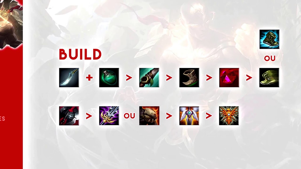 LOL Lee Sin build + tutorial - YouTube